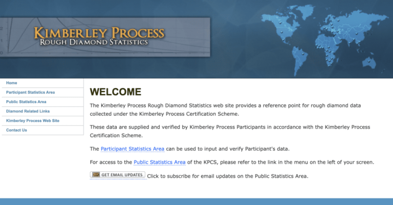 The History of the Kimberley Process Statistics - The Plumb Club